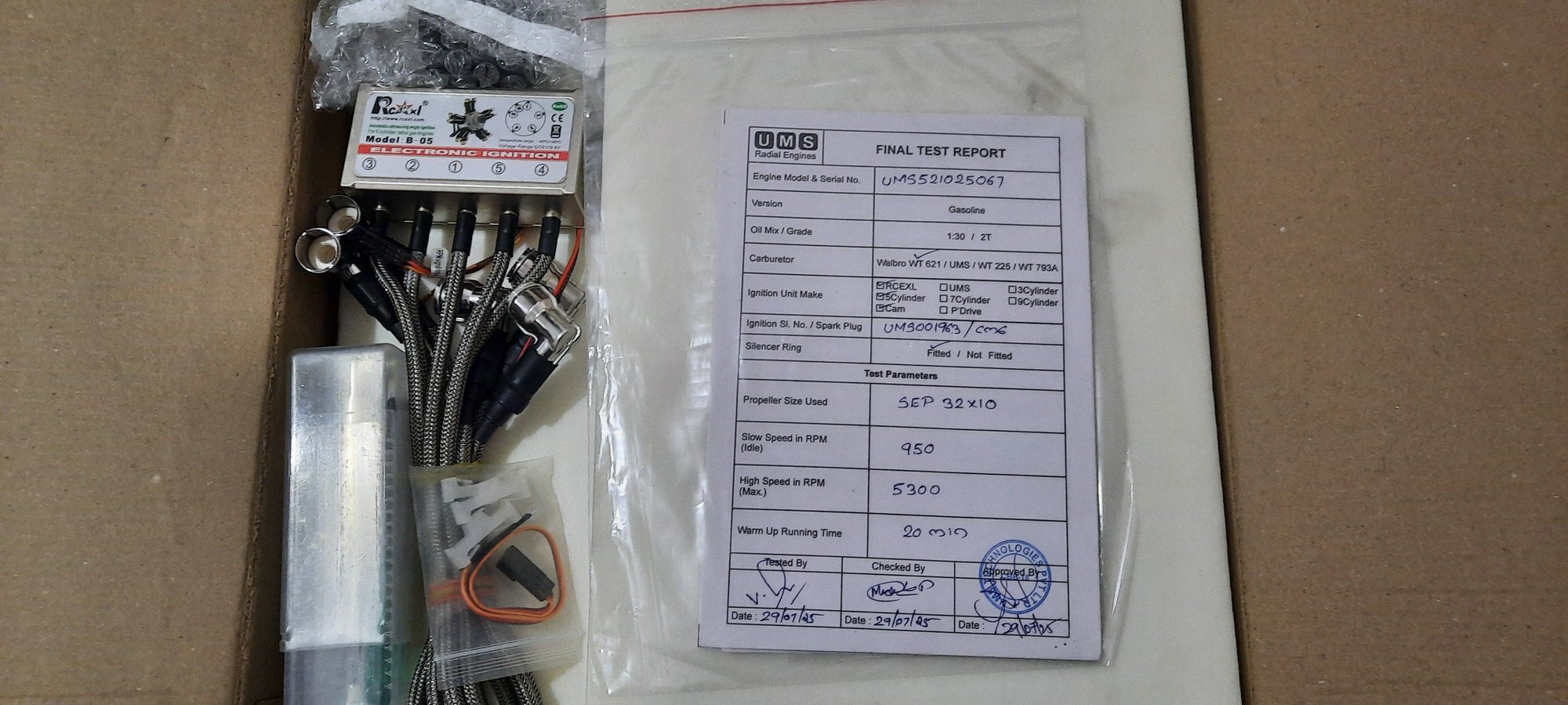 UMS 210_5 Cylinder Radial_New in Box $3100 - RCU Forums