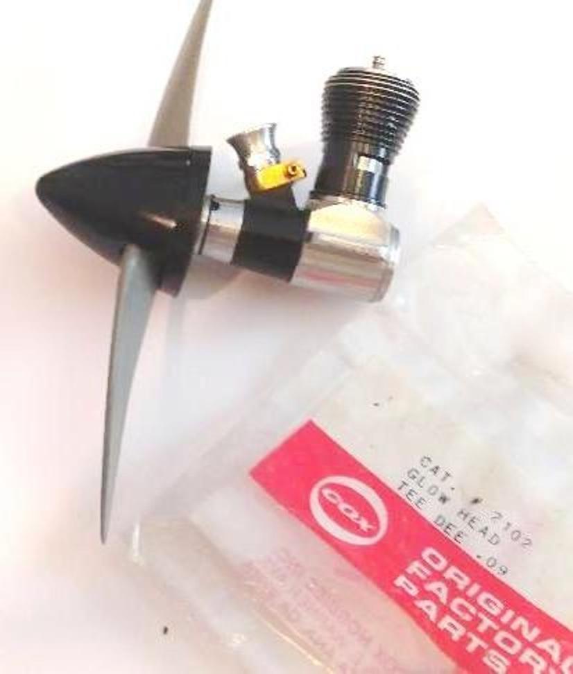 Cox TD .09 Model Airplane Engine, NIP Glowhd, Spinner, APC Prop, Alum Carb Body - RCU Forums