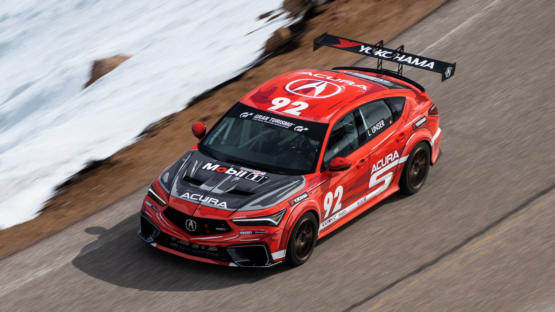 Acura taking Integra Type S, NSX active aero concept to Pikes Peak
