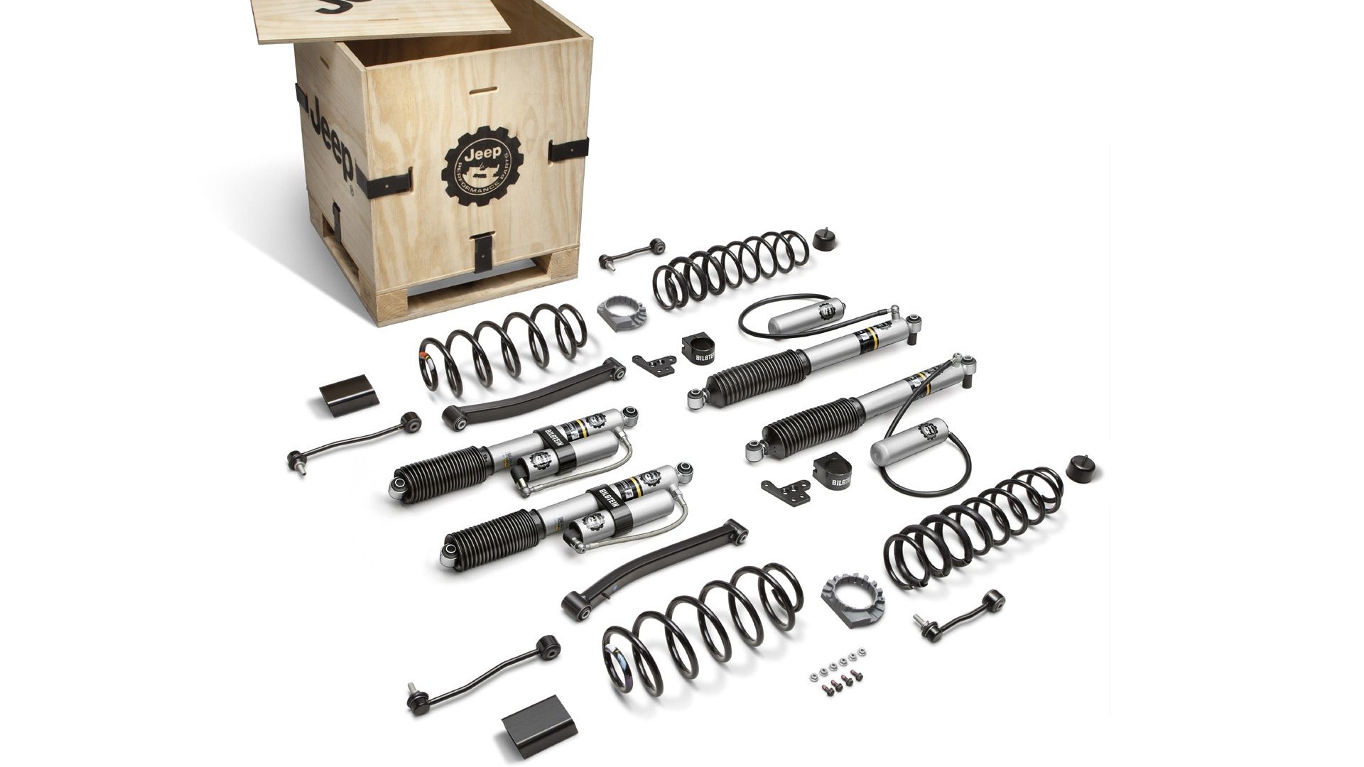 Jeep adds lift kit with Bilstein shocks for Wrangler, Gladiator