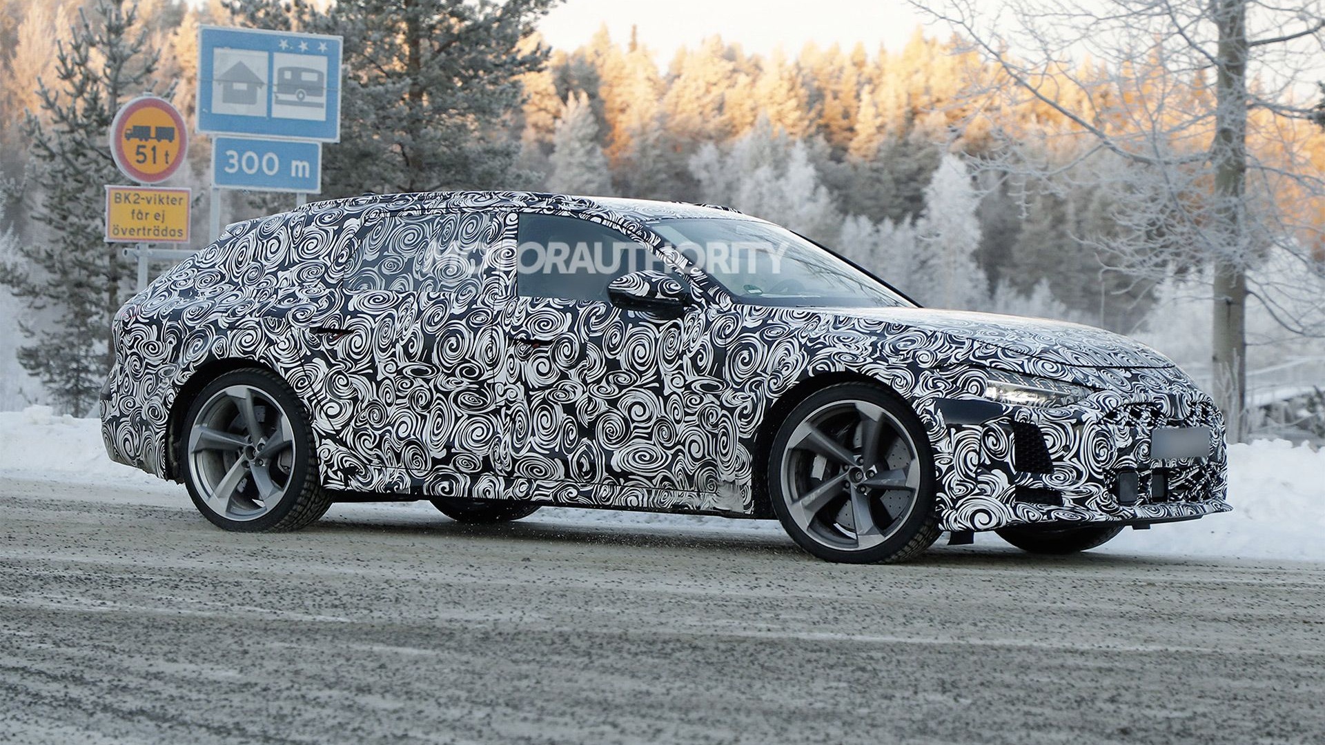 2026 Audi RS 7 Avant spied winter testing