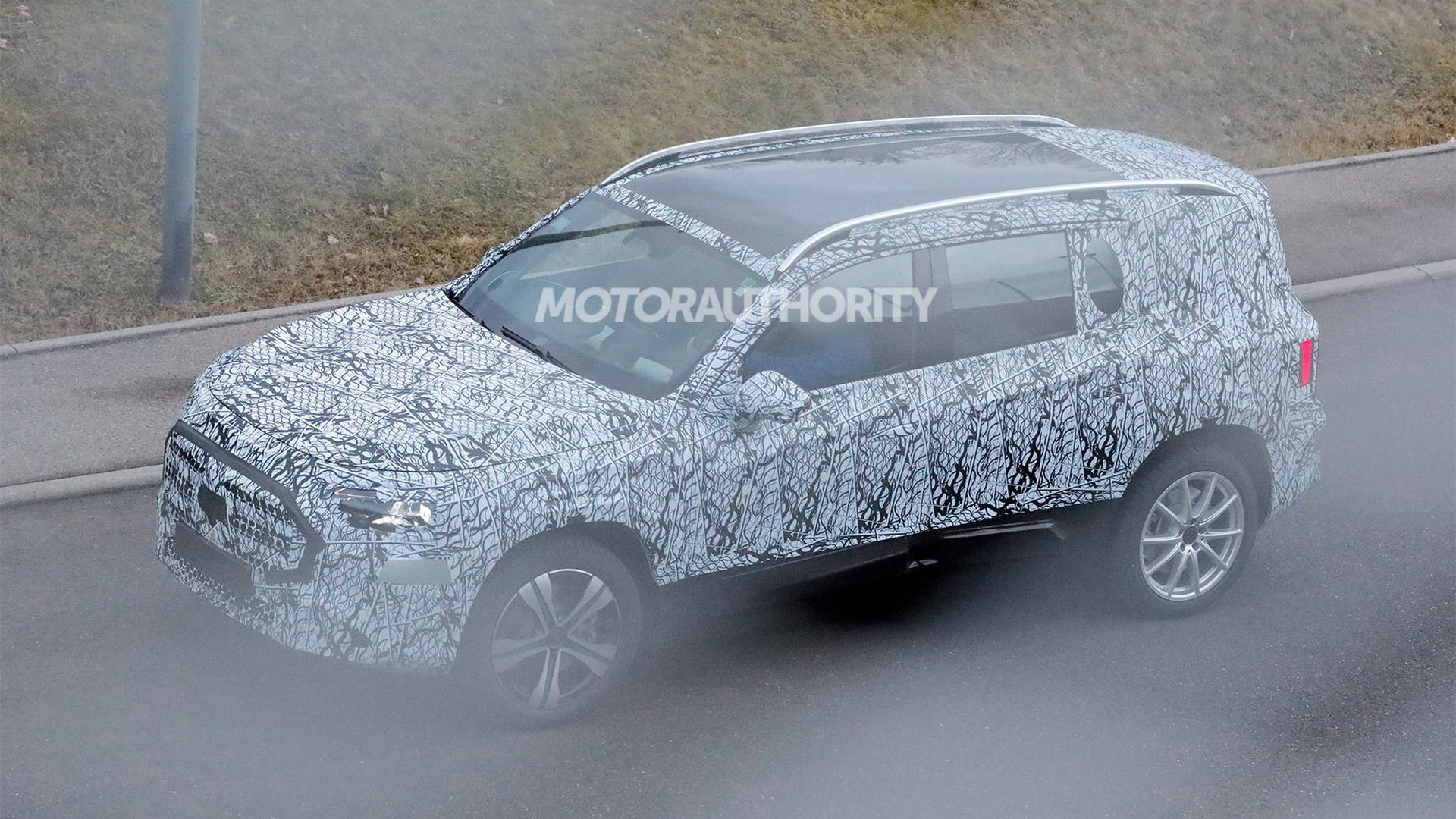 2027 Mercedes-Benz GLB-Class EV spied for first time