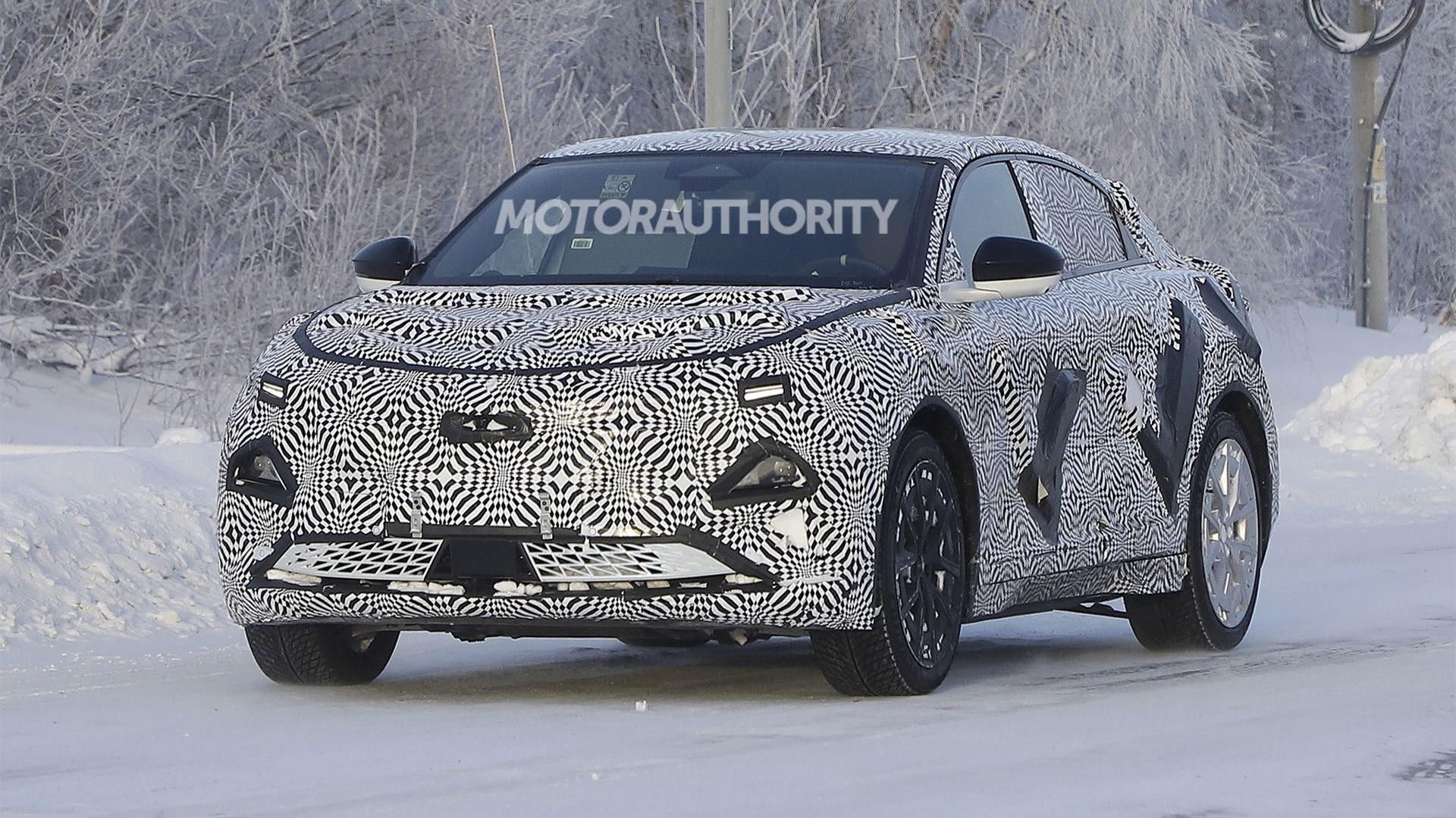 2026 Alpine A390 electric performance crossover spied