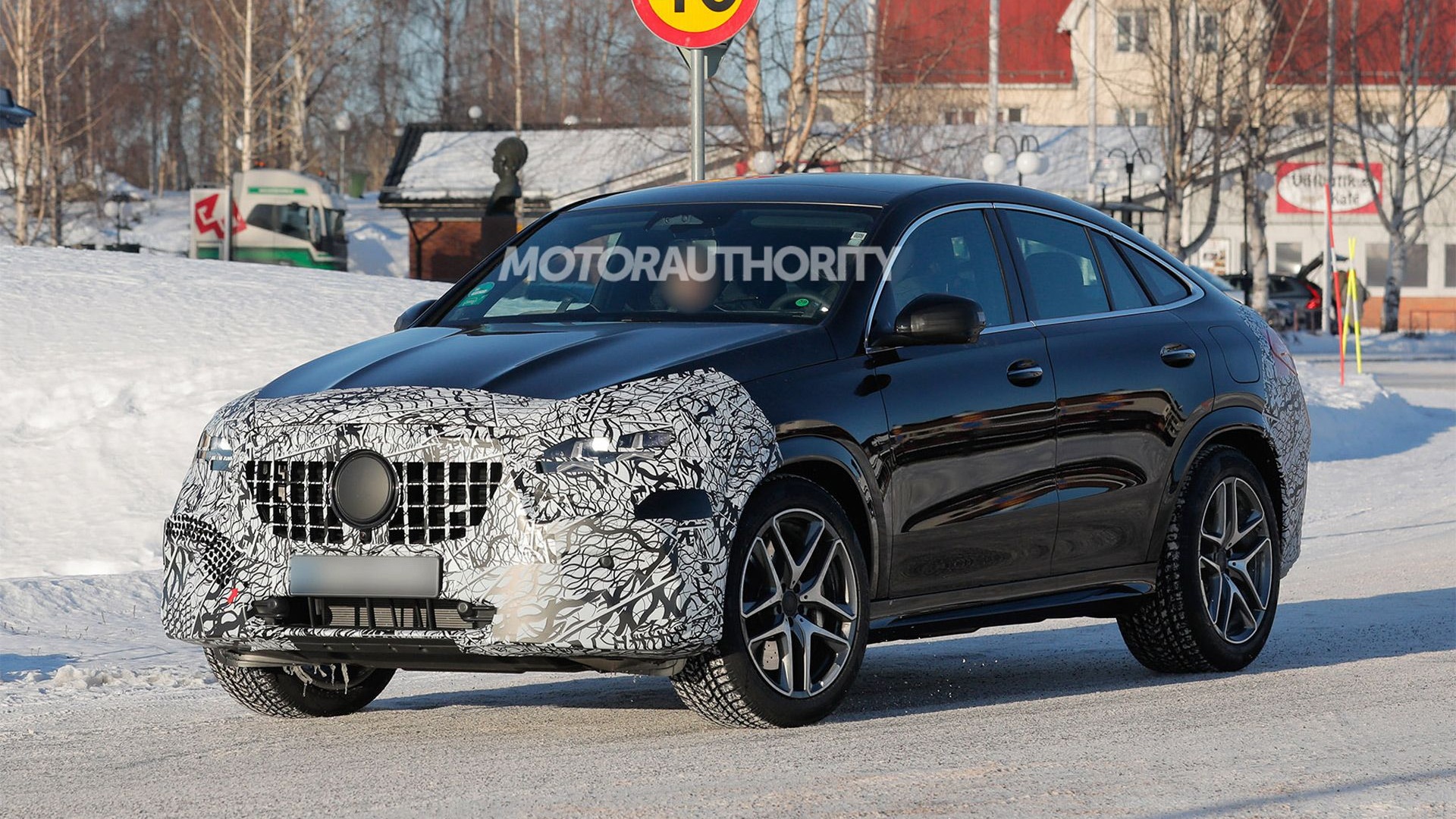2027 Mercedes-AMG GLE 53 Coupe spied with updates