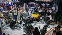 Chevy unveils life-size Lego Batmobile