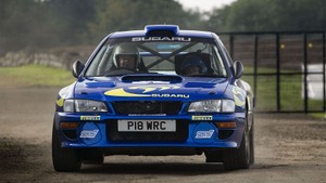 Subaru's first WRC rally car for sale by Prodrive