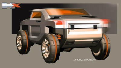 HUMMER HX Concept headed for Detroit