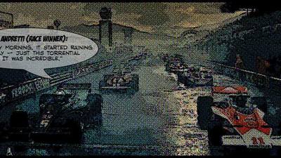 McLaren F1 Makes James Hunt Comic Strip