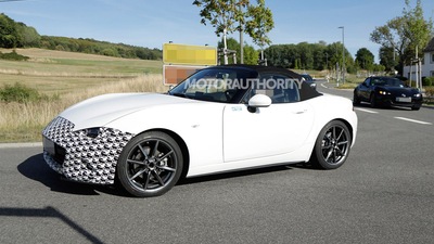 2024 Mazda MX-5 Miata (NE) spy shots: Redesigned roadster starts testing