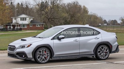 2024 Subaru WRX hotter variant spy shots