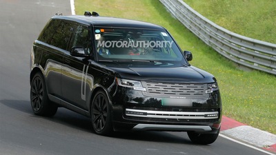 2026 Range Rover Electric spied at the 'Ring