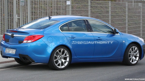 Spy shots: Barely disguised Opel Insignia OPC