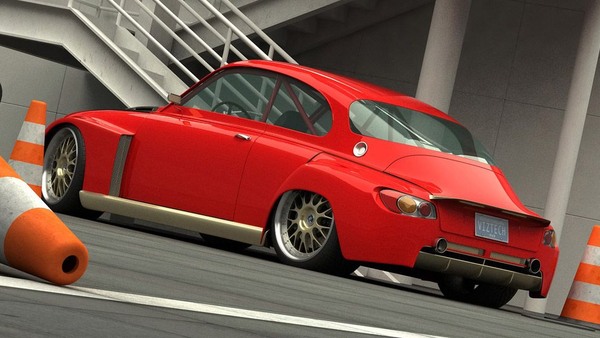 Rendered: 2010 Saab Custom 1968 Envisaged By Vizualtech