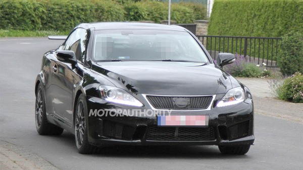 2014 Lexus IS F Convertible Spy Shots
