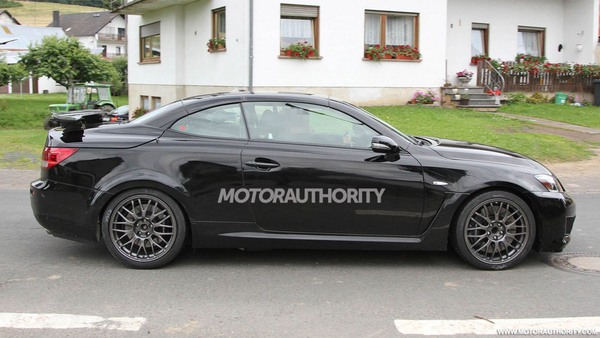 2014 Lexus IS F Convertible Spy Shots