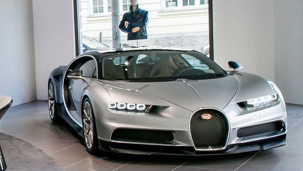 Silver Chiron is star of Bugatti’s new Munich boutique and showroom