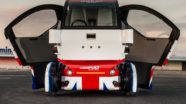 Self-driving pod cars take to UK streets