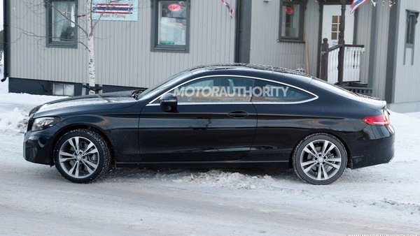 2020 Mercedes-Benz C-Class Coupe spy shots