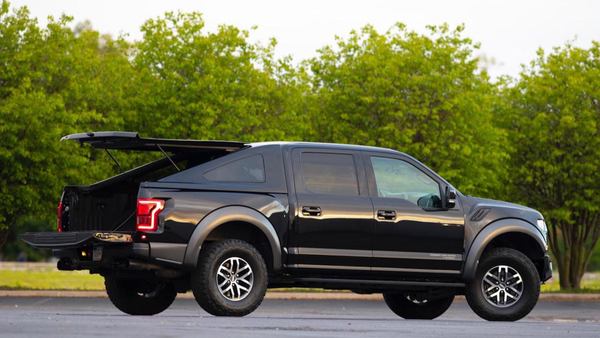 Michigan firm develops Ford F-150 bed caps that add a Mustang fastback look