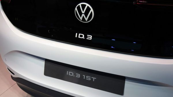 ID Light feature inside VW ID 3 electric car communicates without clutter