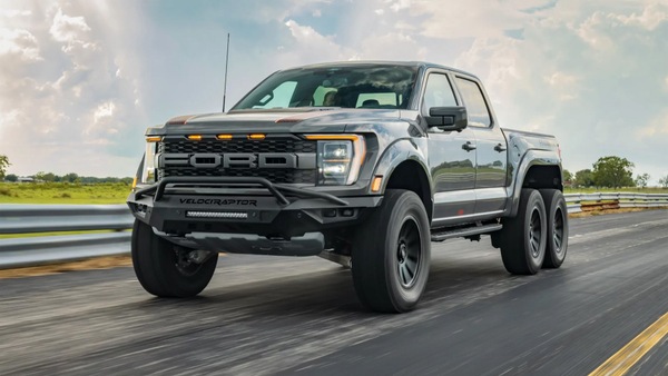 Hennessey Velociraptor 6x6 pickup returns with 558 hp